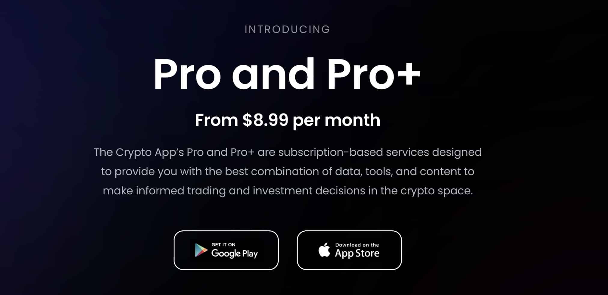 Mit Tools von Branchenführern: The Crypto App führt Premium-Dienste ...