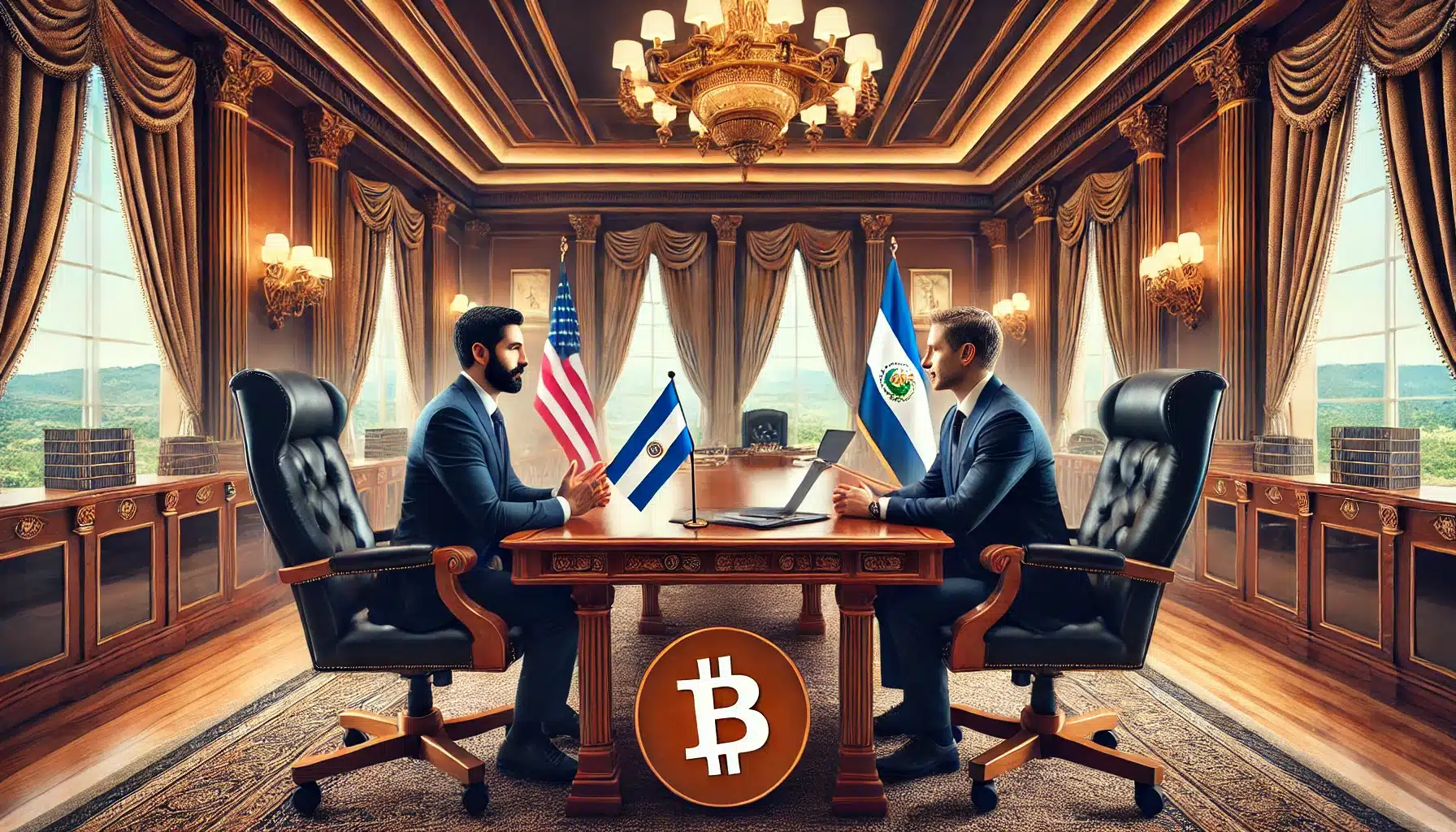 Treffen im Präsidentenpalast: Nayib Bukele und Michael Saylor sprechen über Bitcoin