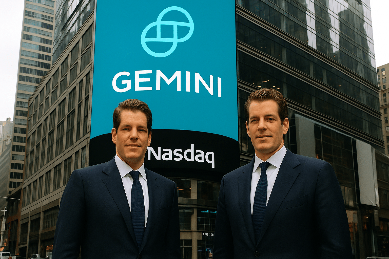Winklevoss-Zwillinge bringen Gemini an die Nasdaq